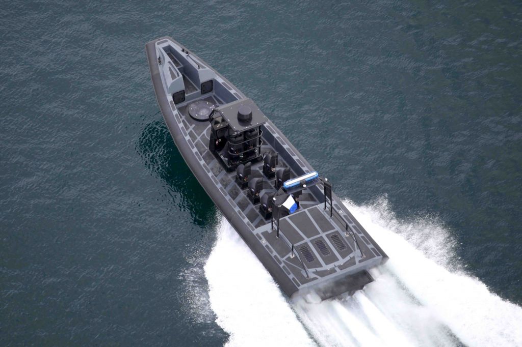 Military Rigid High Speed Foam Boat - Aresa 1200 DEFCON RIB