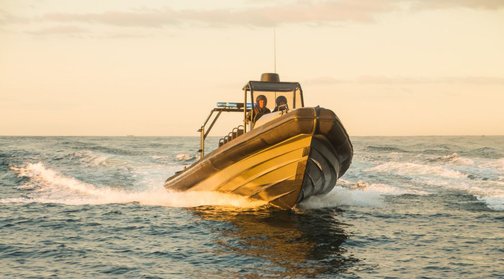 Military Rigid High Speed Foam Boat - Aresa 1200 DEFCON RIB